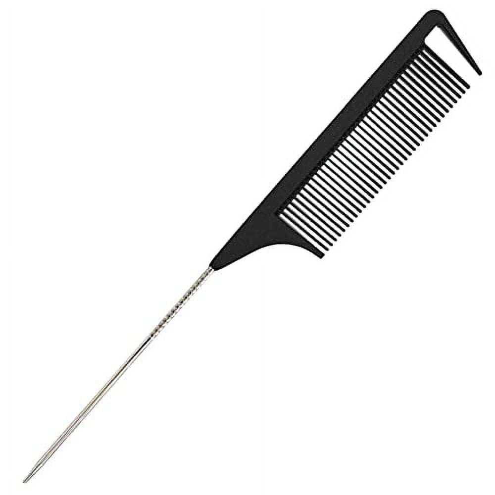 Yumflan Rat Tail Combs Parting Combs For Braiding Hair Nylon Hair Comb Rattail Comb Parting