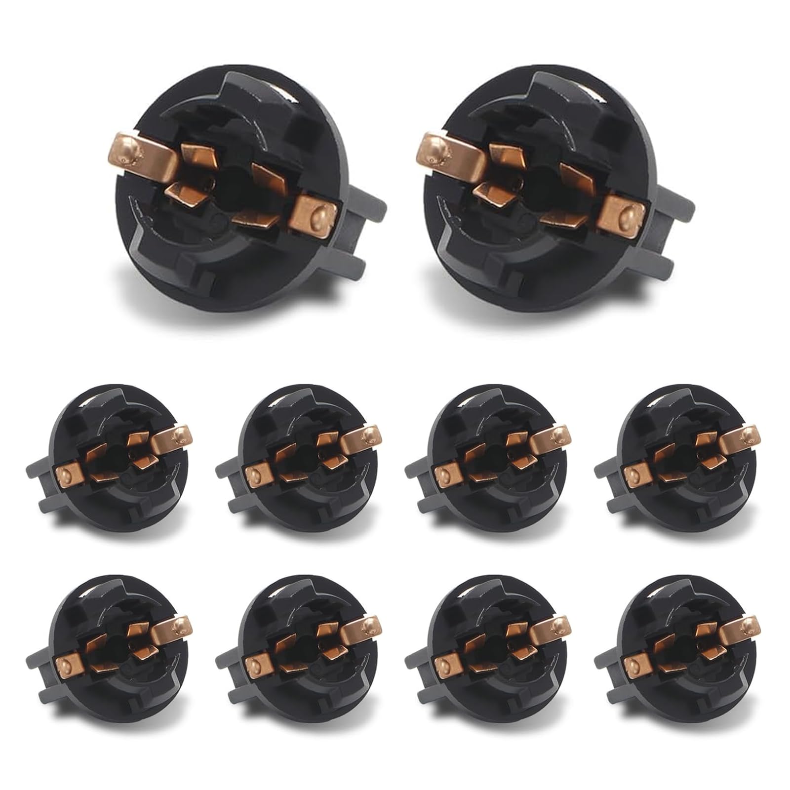 Yumfugu 10 PCS Car KEF16 Instrument Indicator Lamp Socket, T10 Twist ...