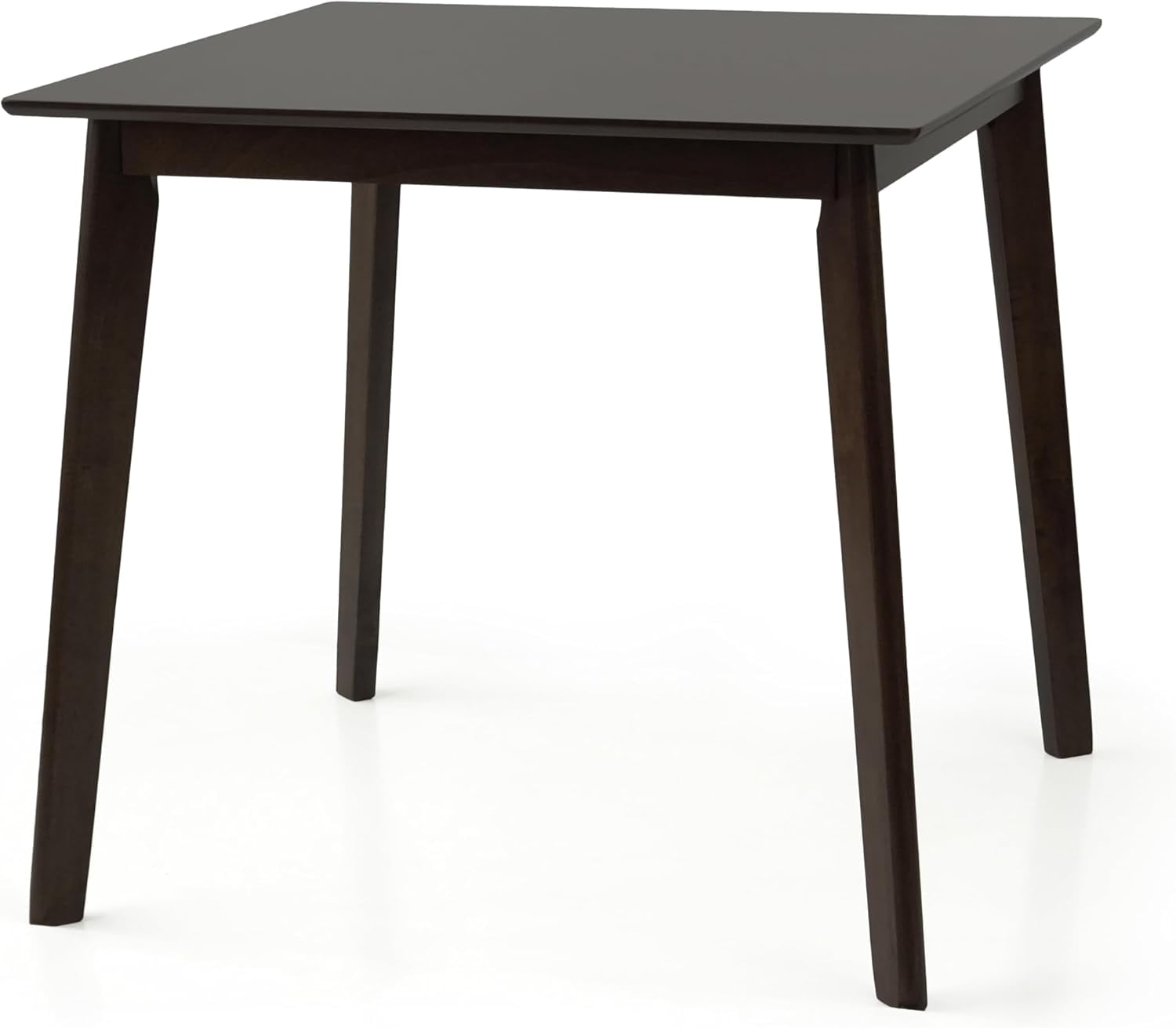 Yumiko Solid Wood Square Dining Table Kitchen Modern, Espresso ...