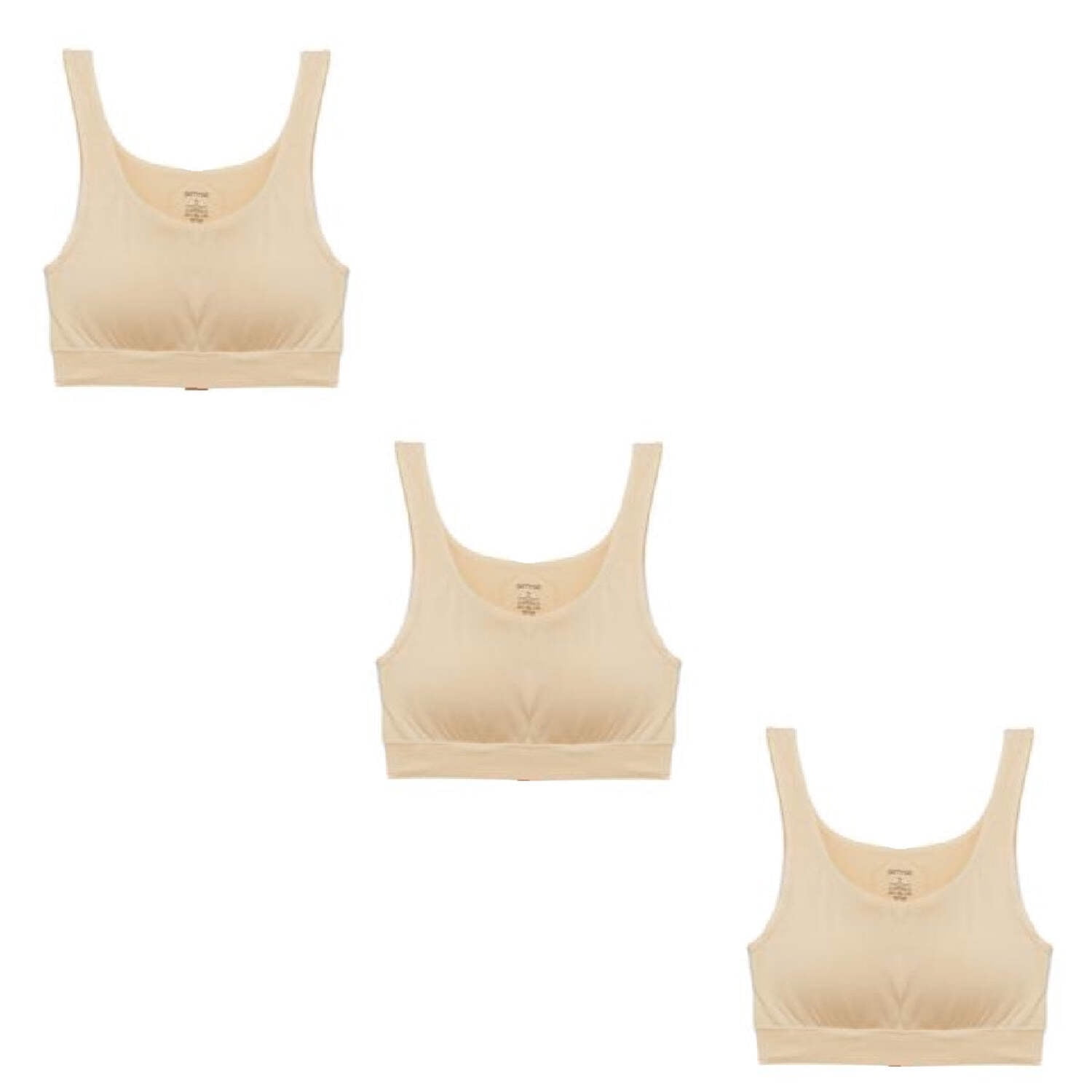Yummie Seamless Scoop-neck Bra 3-Pack - Walmart.com