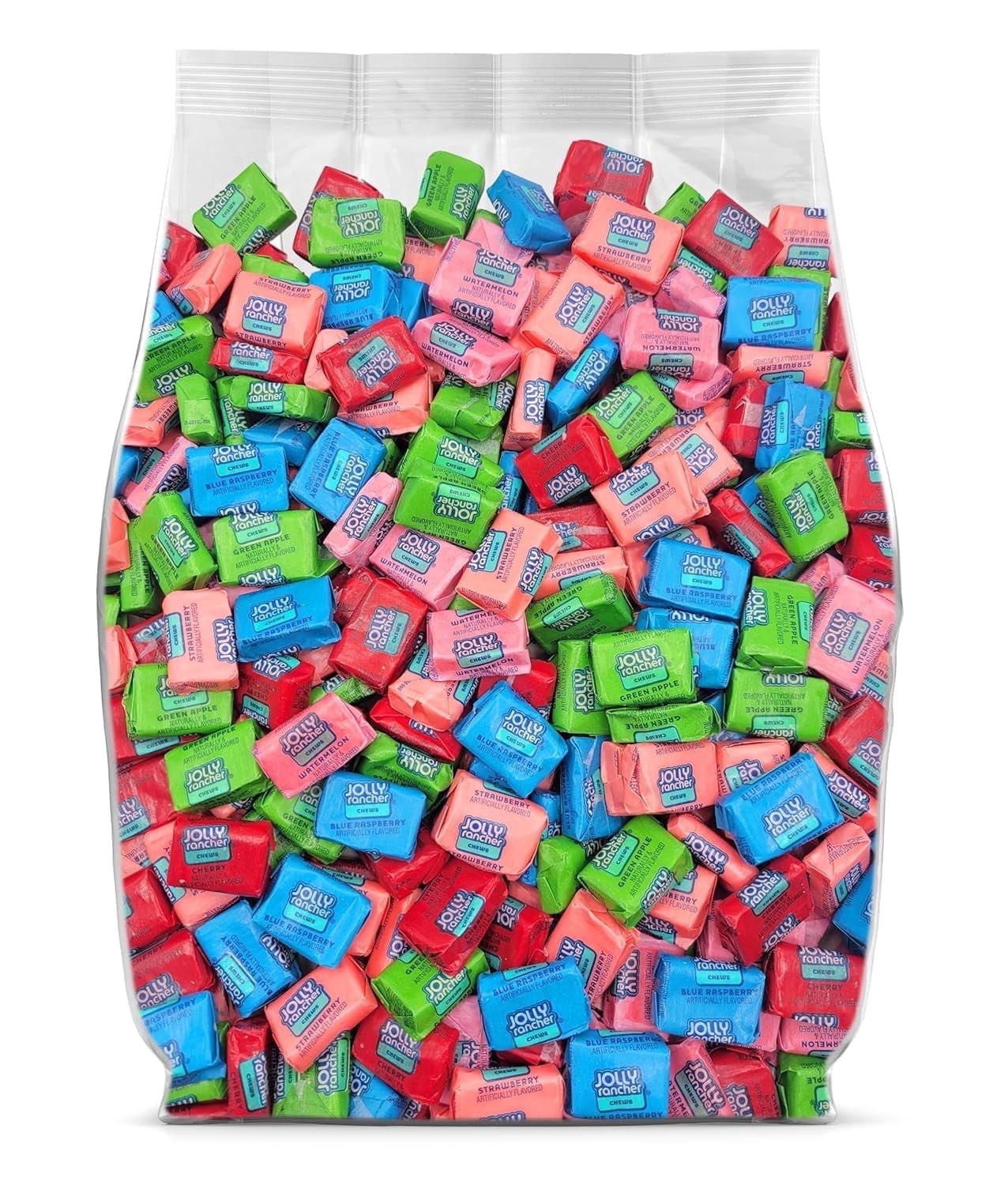 JollyRancher Fruit Flavored Chews Bulk Candy Box, 95 Individually ...