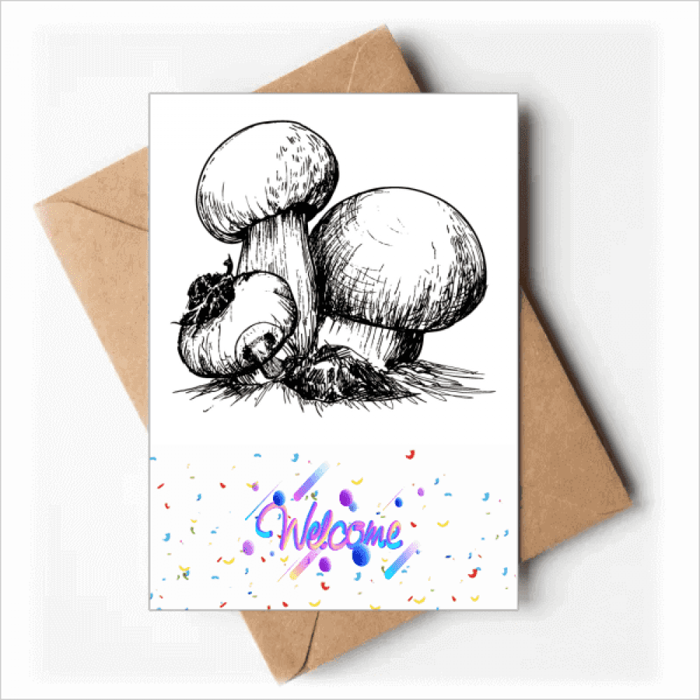 Yummy Creature Swamm Illustration Welcome Back Greeting Cards Envelopes ...