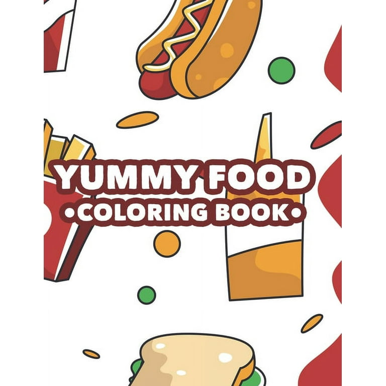 hot dog coloring book