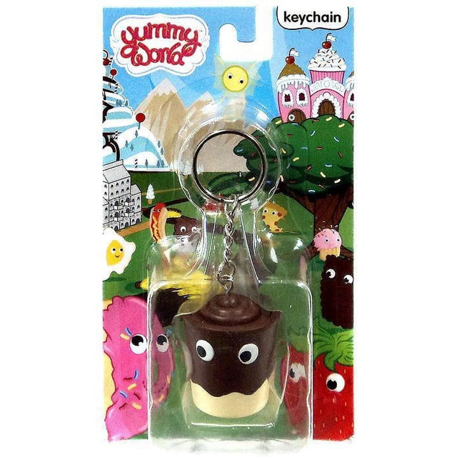 Yummy World Chocolate Pudding Cup Keychain - Walmart.com