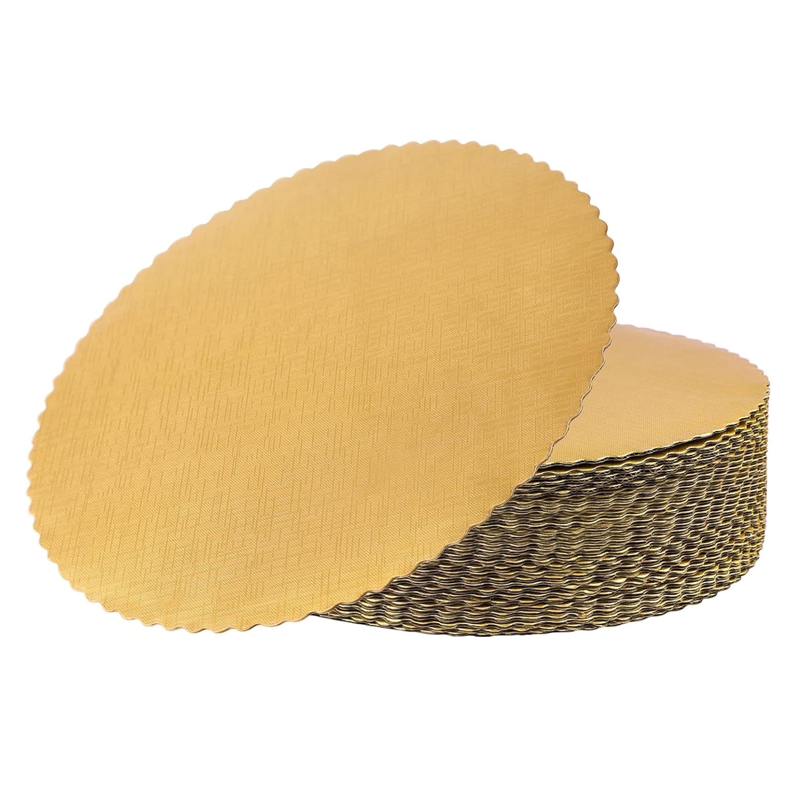 YunKo Cake Boards 10 Inch Round, Gold Cake Cardboard Rounds Cake Base Circles, 30 Pack - Walmart.com