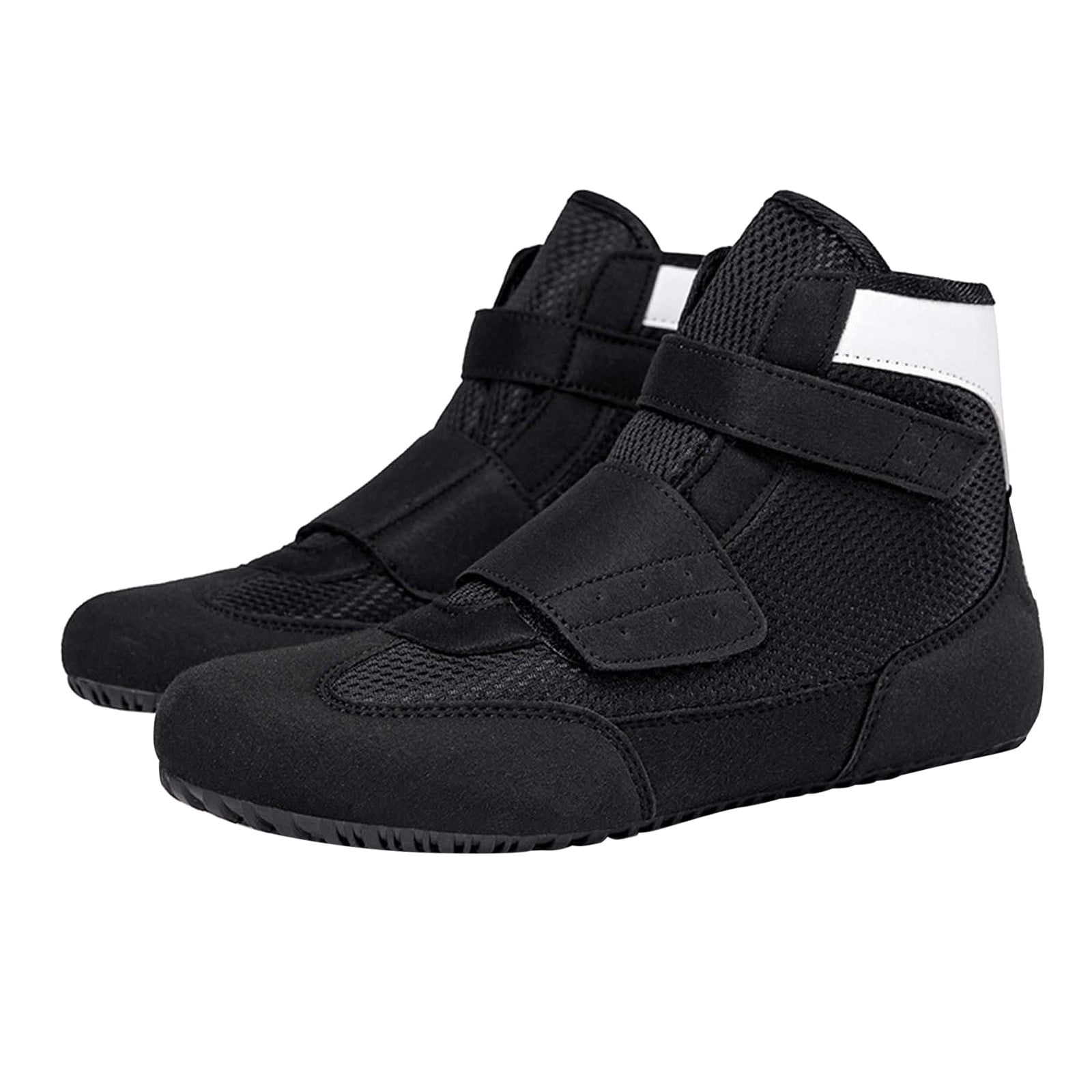 YunPes Boys Wrestling Shoes Boxing Shoes Lightweight Breathable Fitness ...