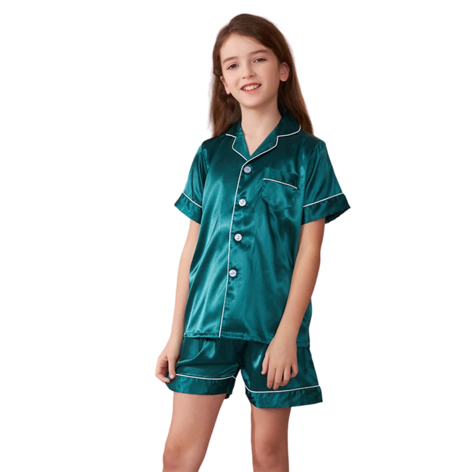 YunPes Children's Pajamas Short Sleeved Shorts Pajamas Home Clothes ...