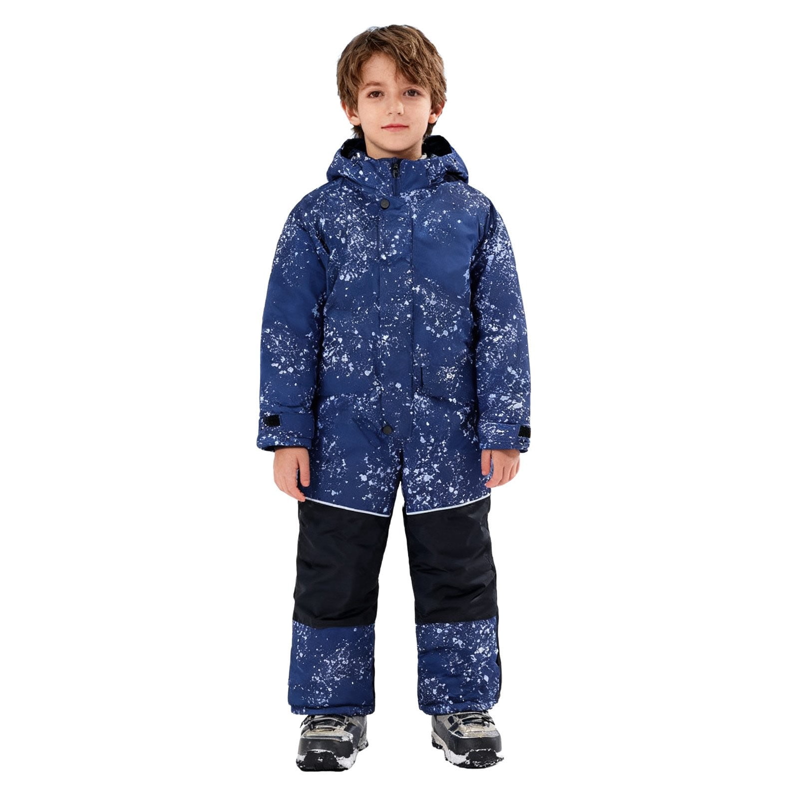 YunPes Kids Sno1 Suit Toddler Windproof Waterproo1 One Piece Snowsuit ...