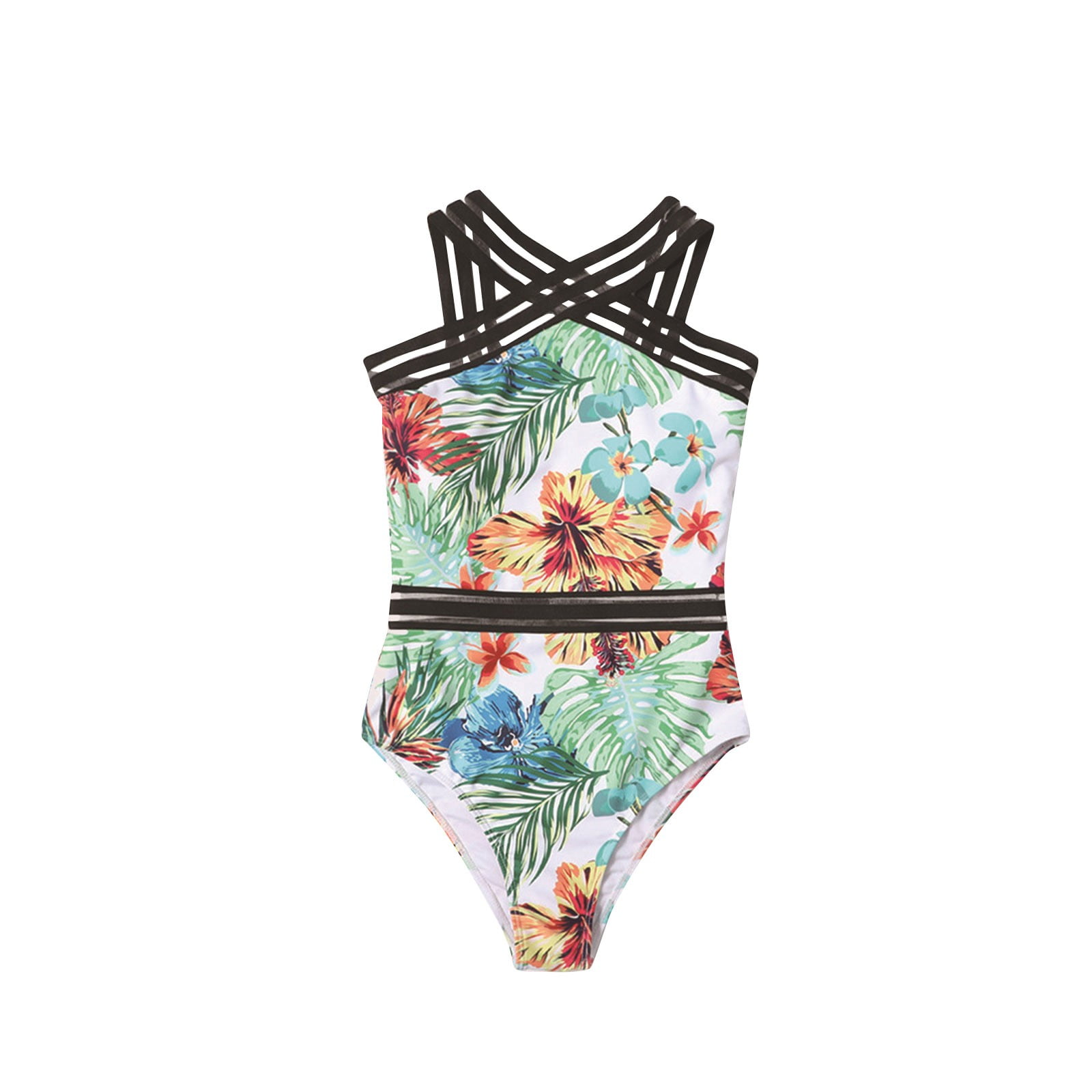 Yunyi Cute Swimsuits One Piece Girls Black Sexy One Piece Bathing Suits