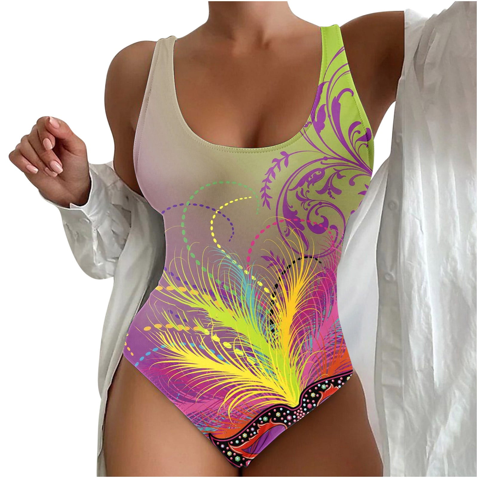 Yunyi Trendy Swimsuits For Women 2024 One Piece Modest Bathing Suits