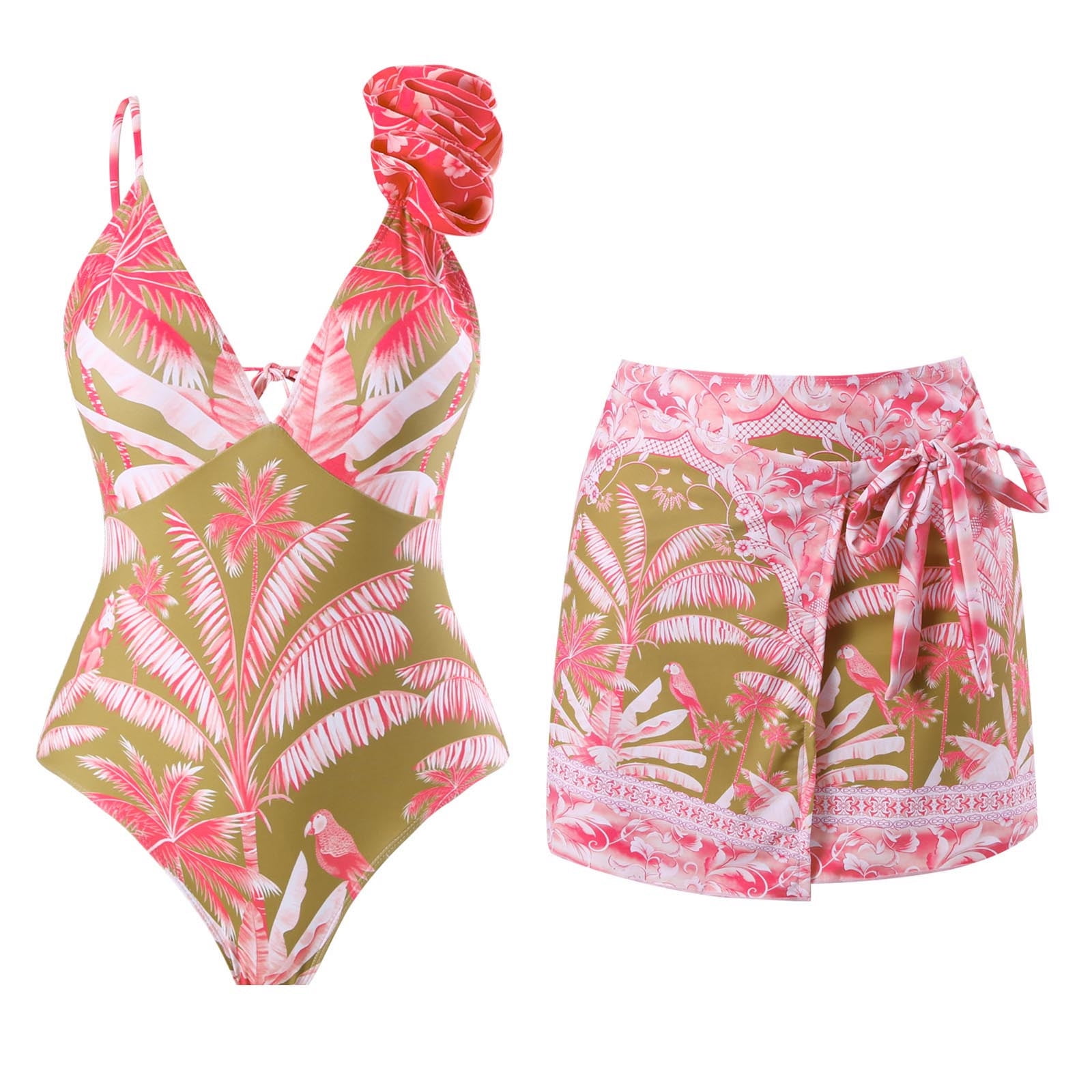 Yunyi Womens Swimsuit Cover Ups Ladies Bathing Suits Two Piece Tankini