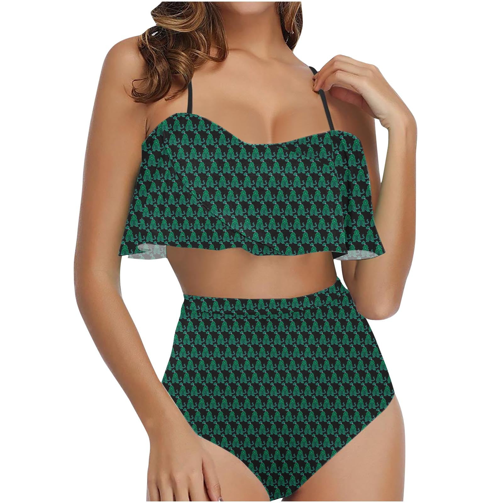 Yunyi Womens Swimsuit Tummy Control Bottoms Sexy Bathing Suits Plus