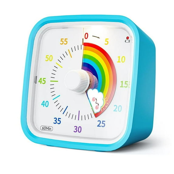 Yunbaoit Visual Timer with Protective Case, 60 Minute Countdown Tool ...