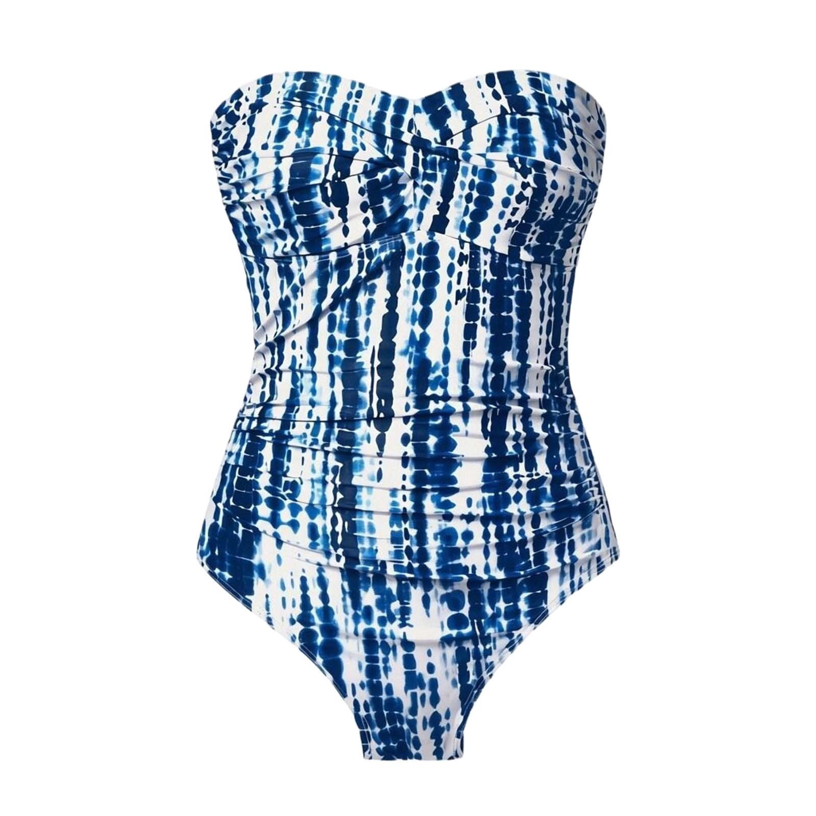 Yuncity Womens One Piece Swimsuits Elegant Convertible Back Shoulder ...