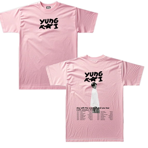 Yung Kai Merch 2026 Tour Tshirt Summer Unisex Short-sleeved T-shirt ...