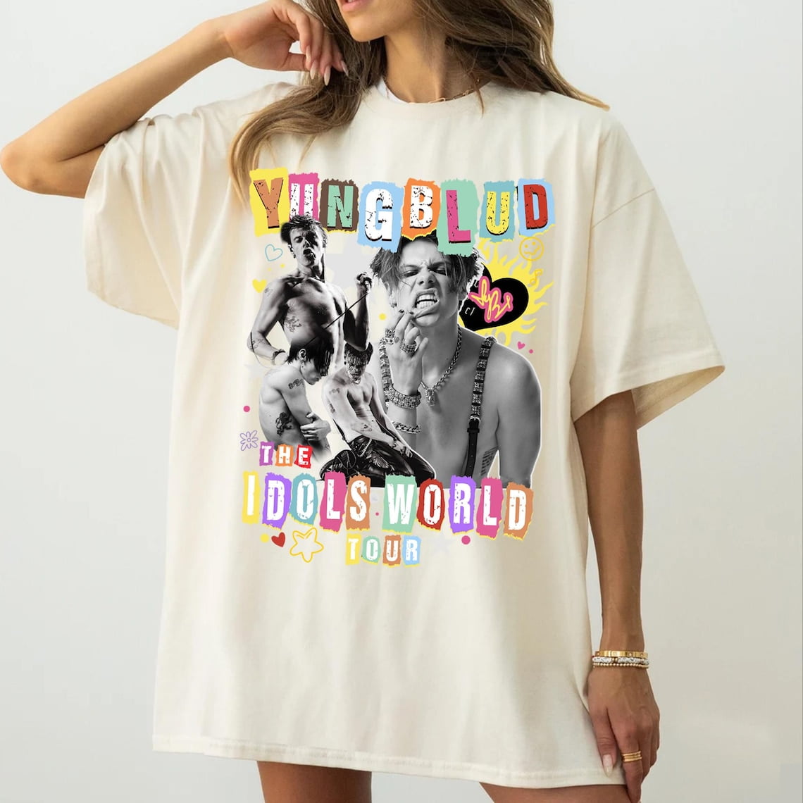 Yungblud 2025 Concert Shirt, 2025 Yungblud Idols World Tour Shirt ...