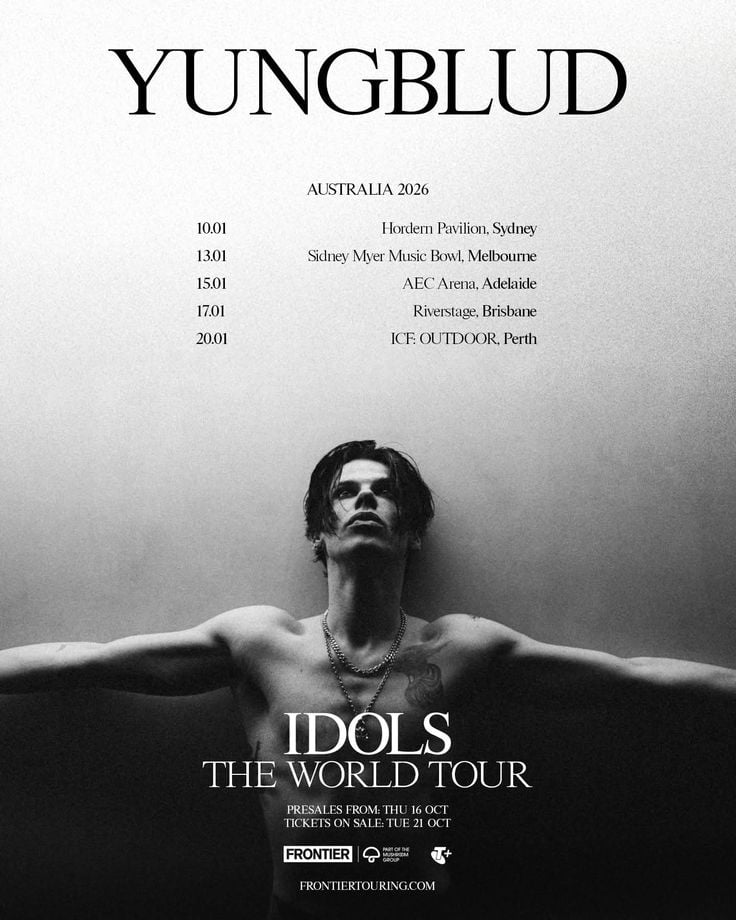 Yungblud Australia 2026 Tour Poster Idols World Tour Music Wall Art ...