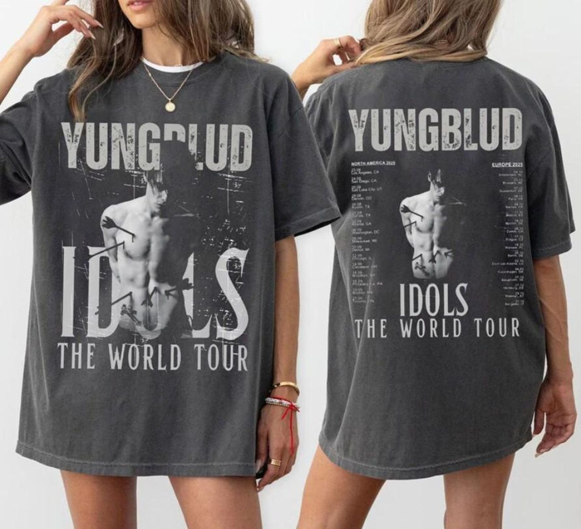 Vêtement Musique Rock T-Shirt Officiel Yungblud Avec Photo ...