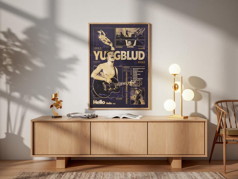 Yungblud Music Poster Rock Aesthetic Wall Art Idols Era Design Size ...