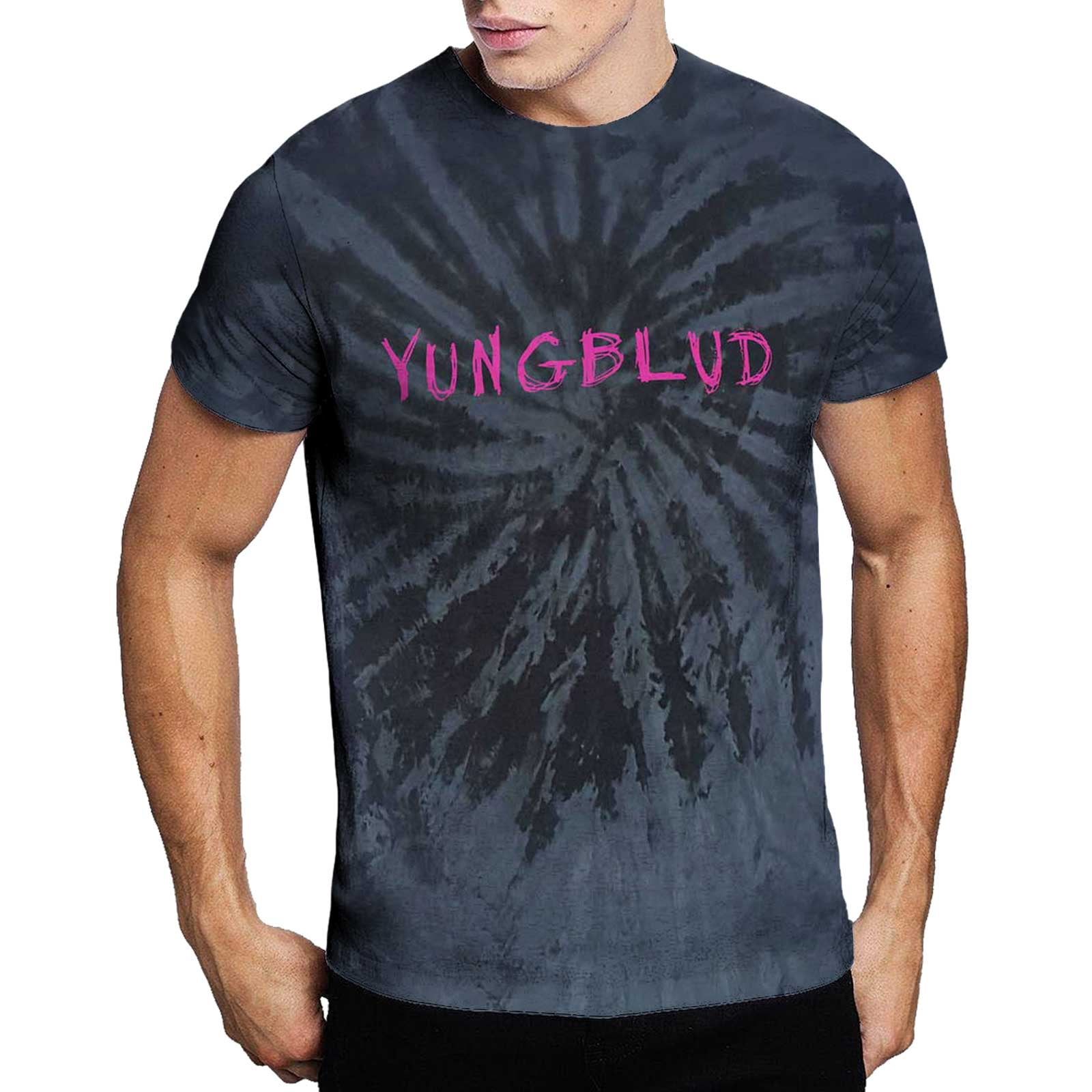 Yungblud T Shirt Scratch Logo new Official Unisex Dip Dye Black ...