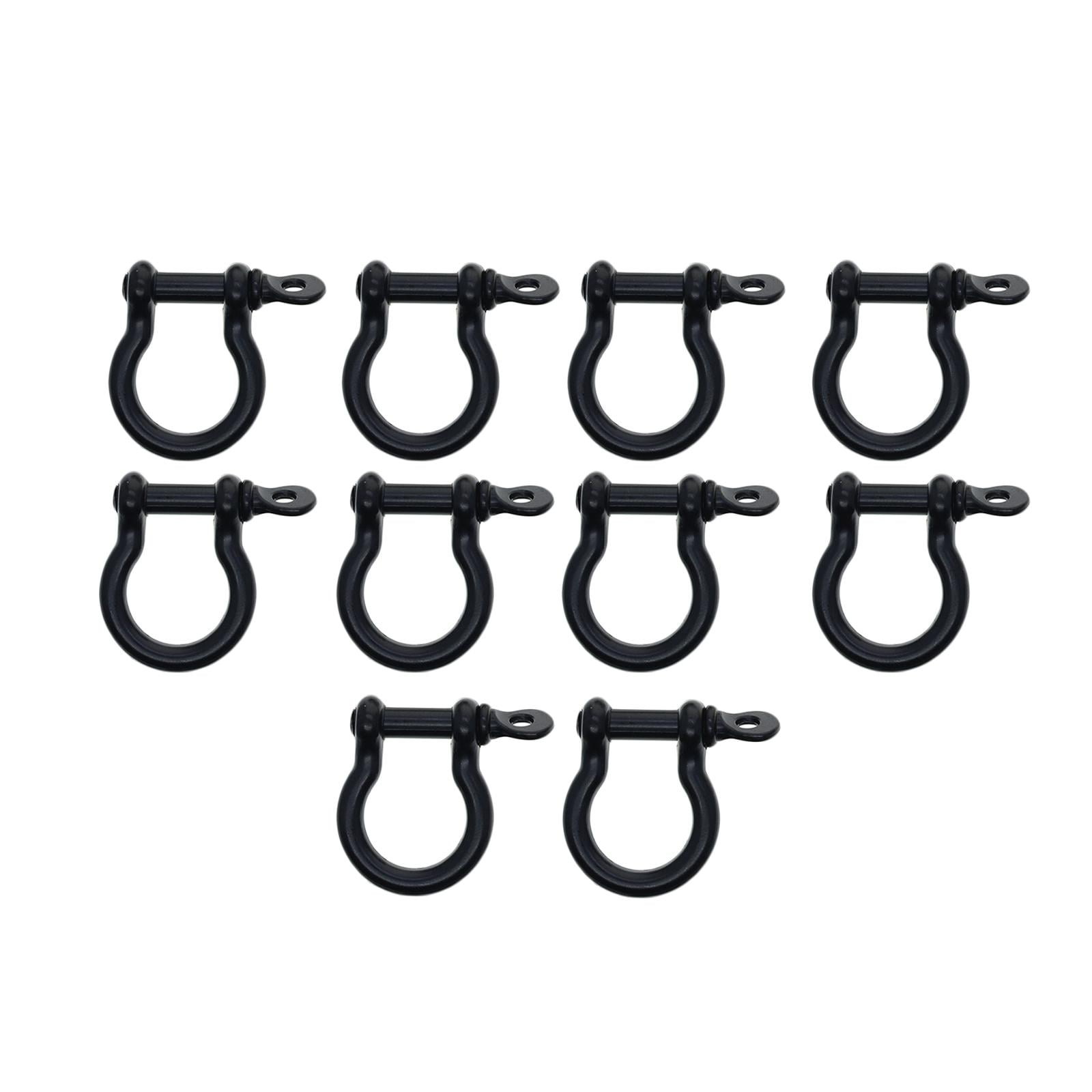 Yunhgft 10 Pieces Chain Buckles Fasteners Shackle DIY Key Chian Bow ...