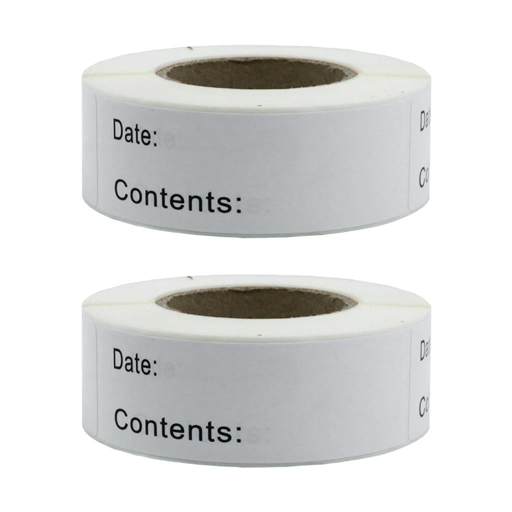 Yunhgft 250x Food Storage Stickers Labels, Shelf Life Stickers for Meal ...