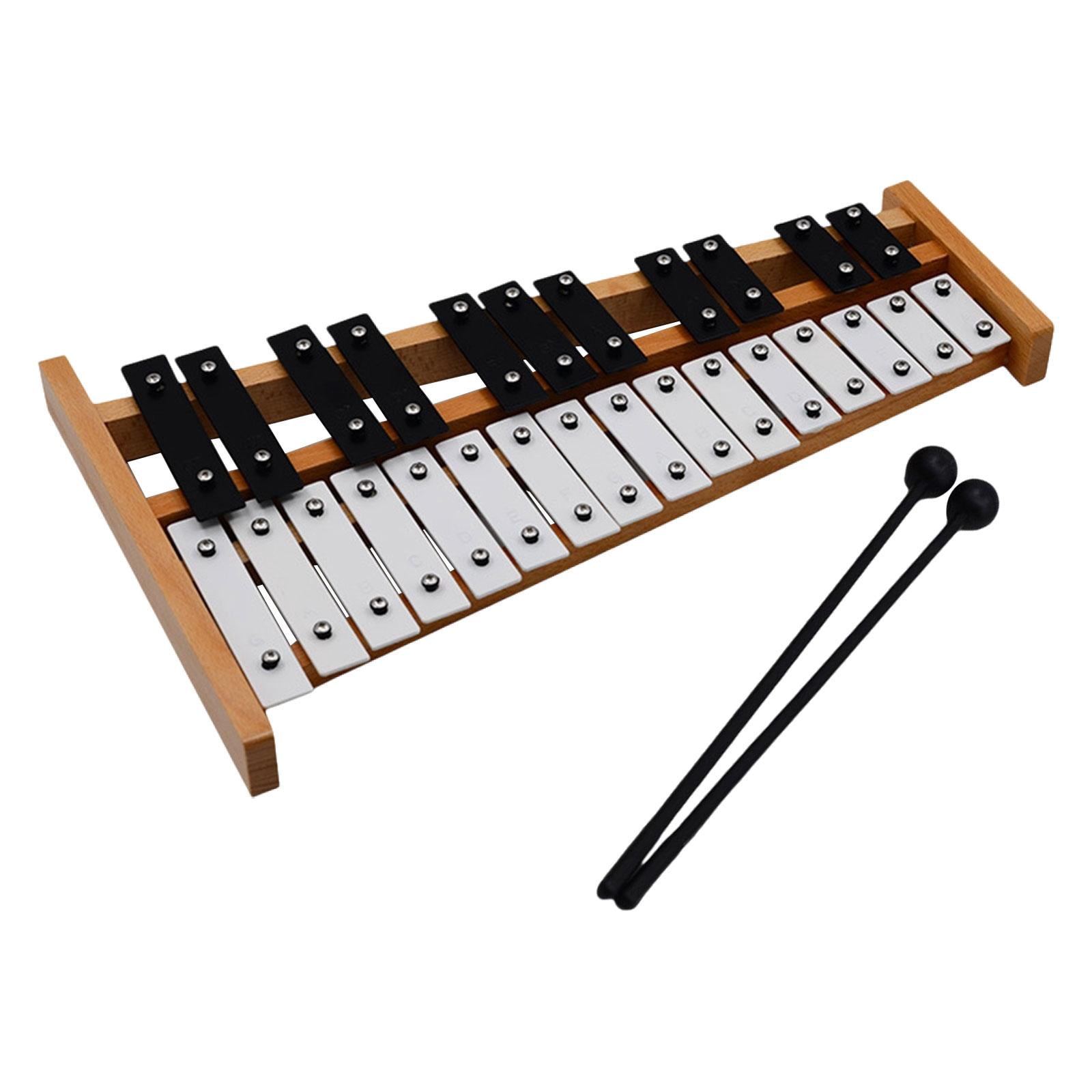 Yunhgft 27 Note Xylophone Percussion Instrument Glockenspiel for Live ...