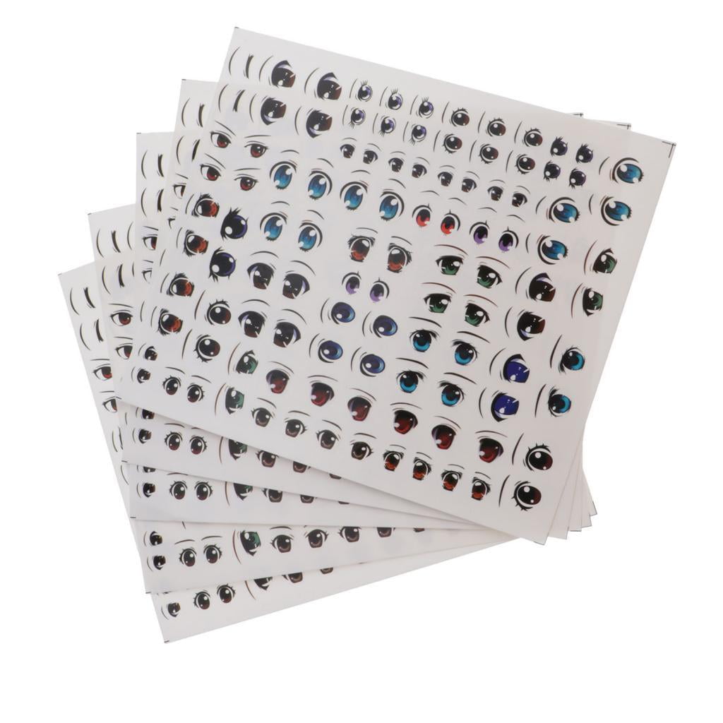 Yunhgft 5 DIY Cartoon Eyes Stickers Self-luminous for Party Decoration ...