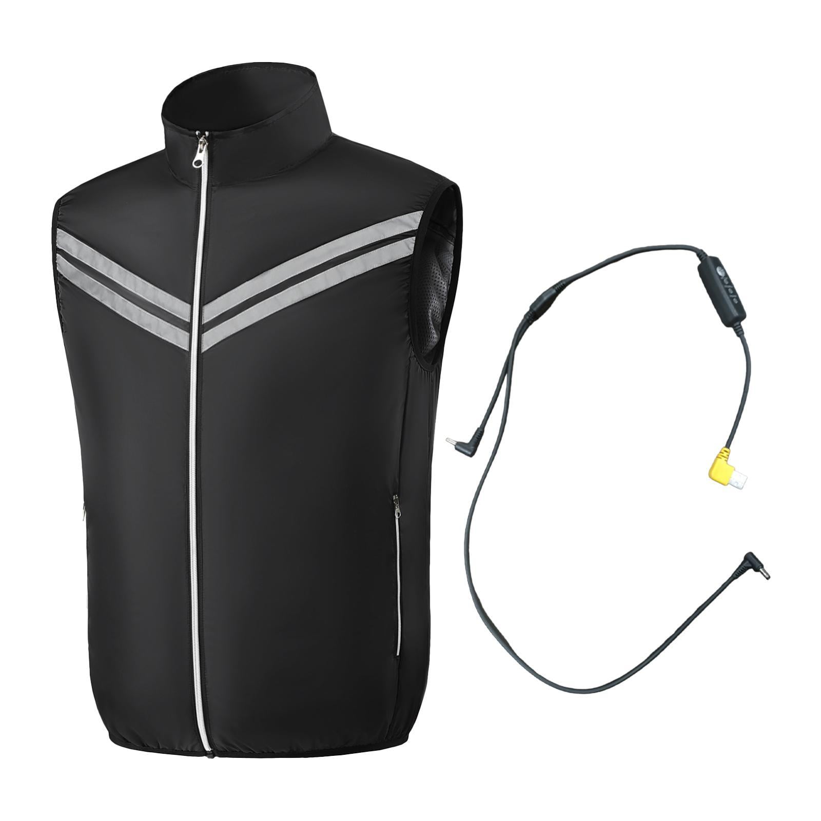 Yunhgft Cooling Fan Jacket Portable Lightweight 2 Fans Cooling Clothing ...