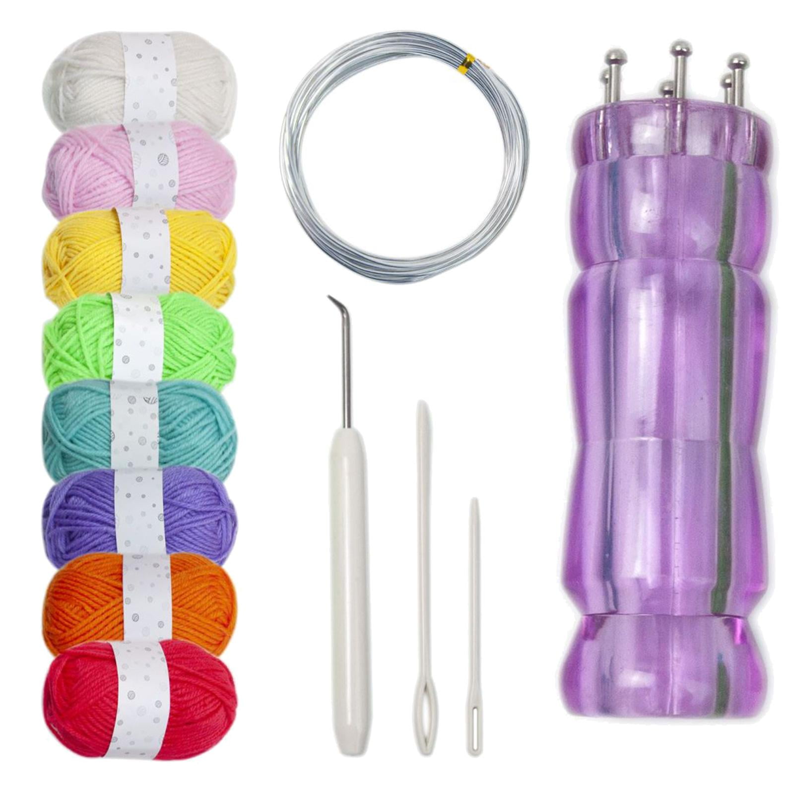 Yunhgft Knit Spool Loom Set Hand Operated DIY Mini Knitting Machine for ...