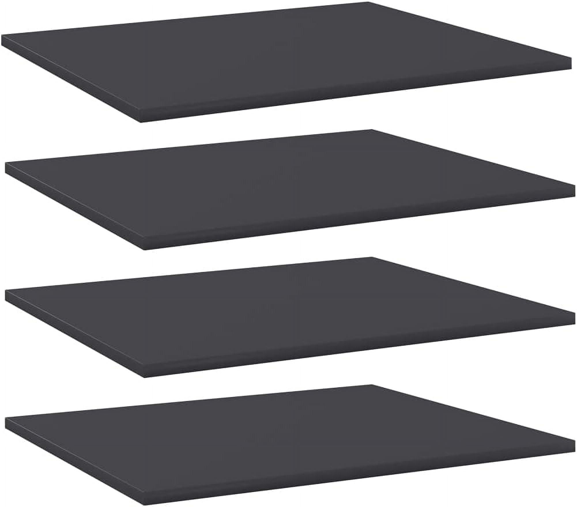 Yunir 4Pcs Floating Wall Shelves, Wall Mounted Wood Book Shelf ...