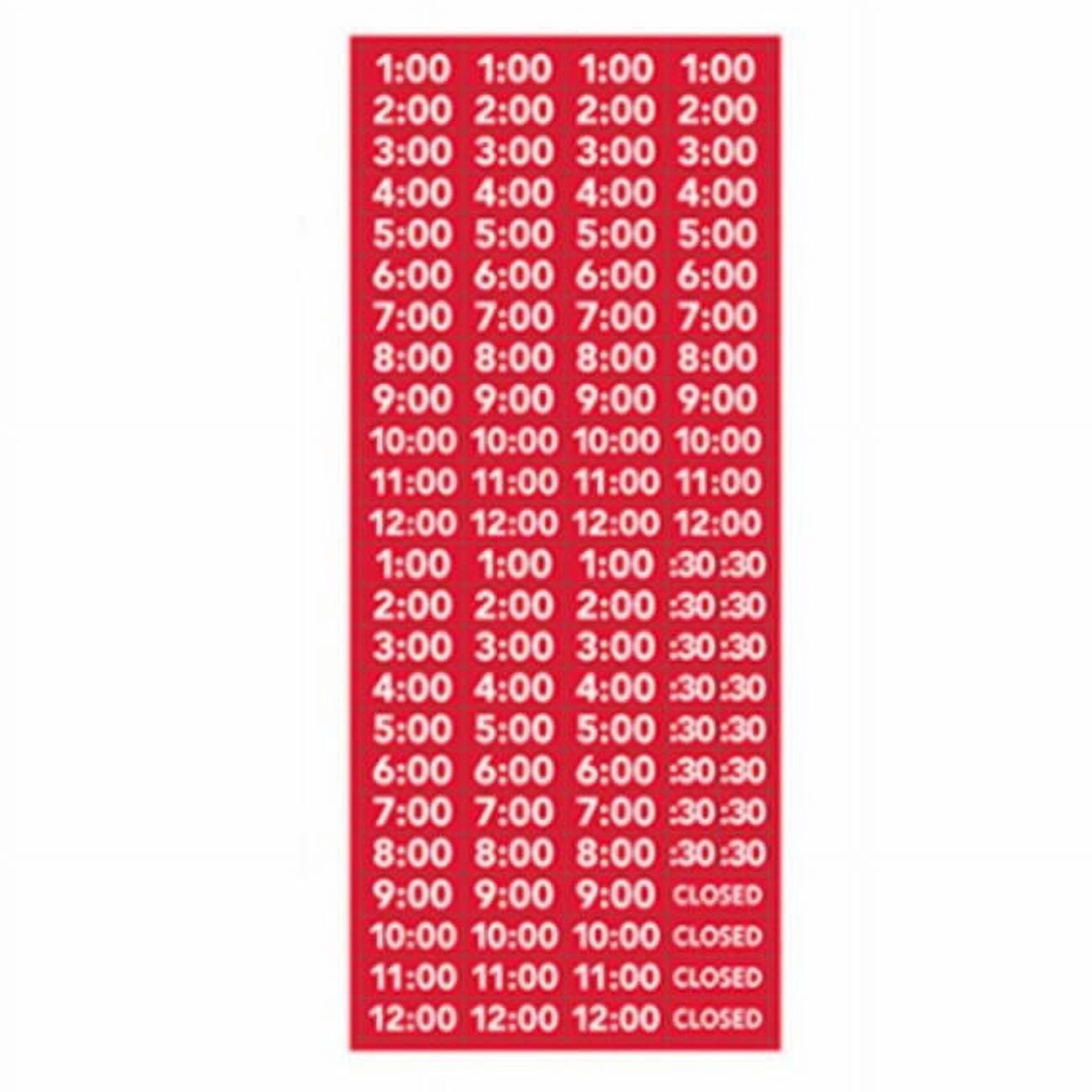 Yunker 274285 Individual Hours Snipe Sign - Walmart.com