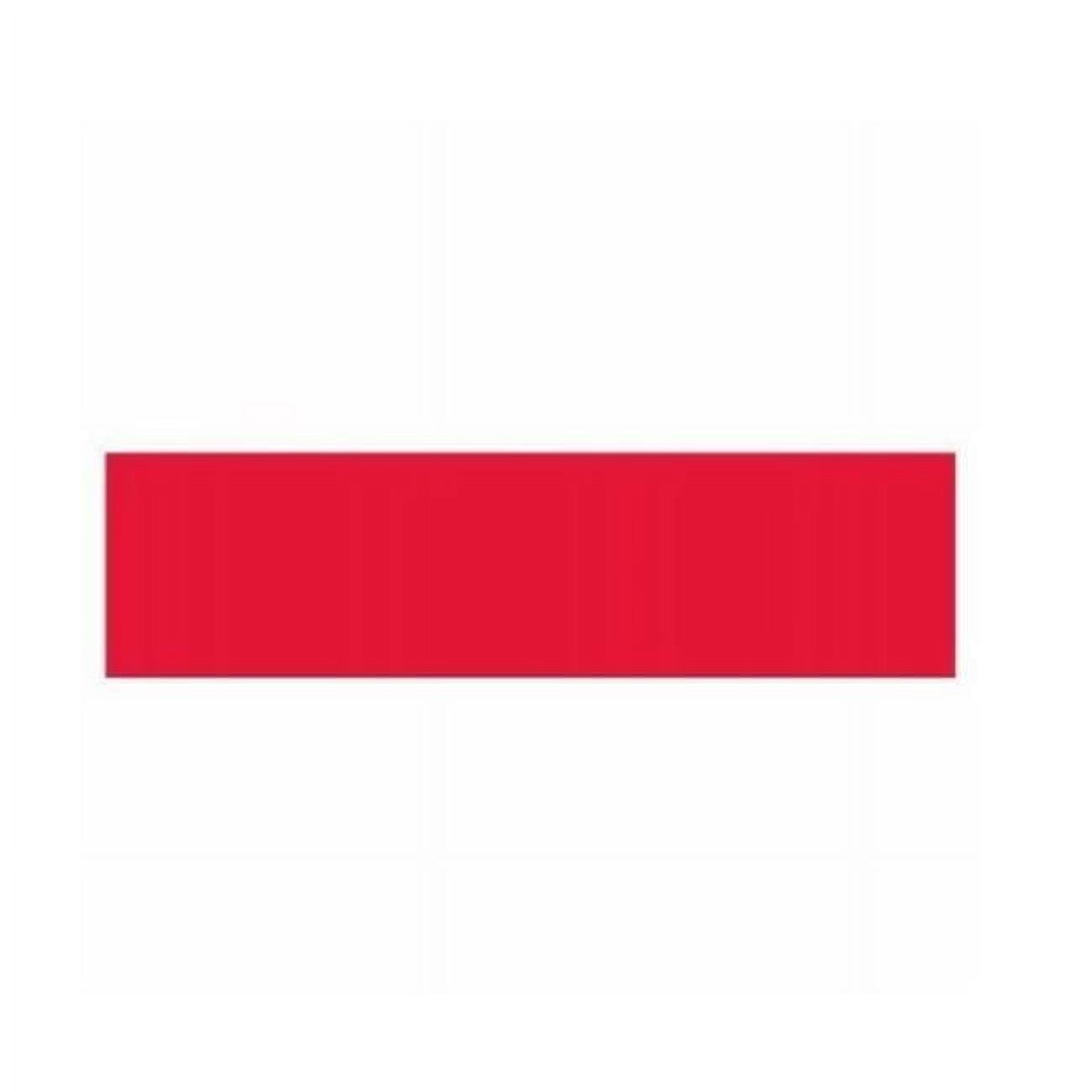 Yunker Industries 274280 48 x 8 in. Red Stripe Door Vinyl Decal ...