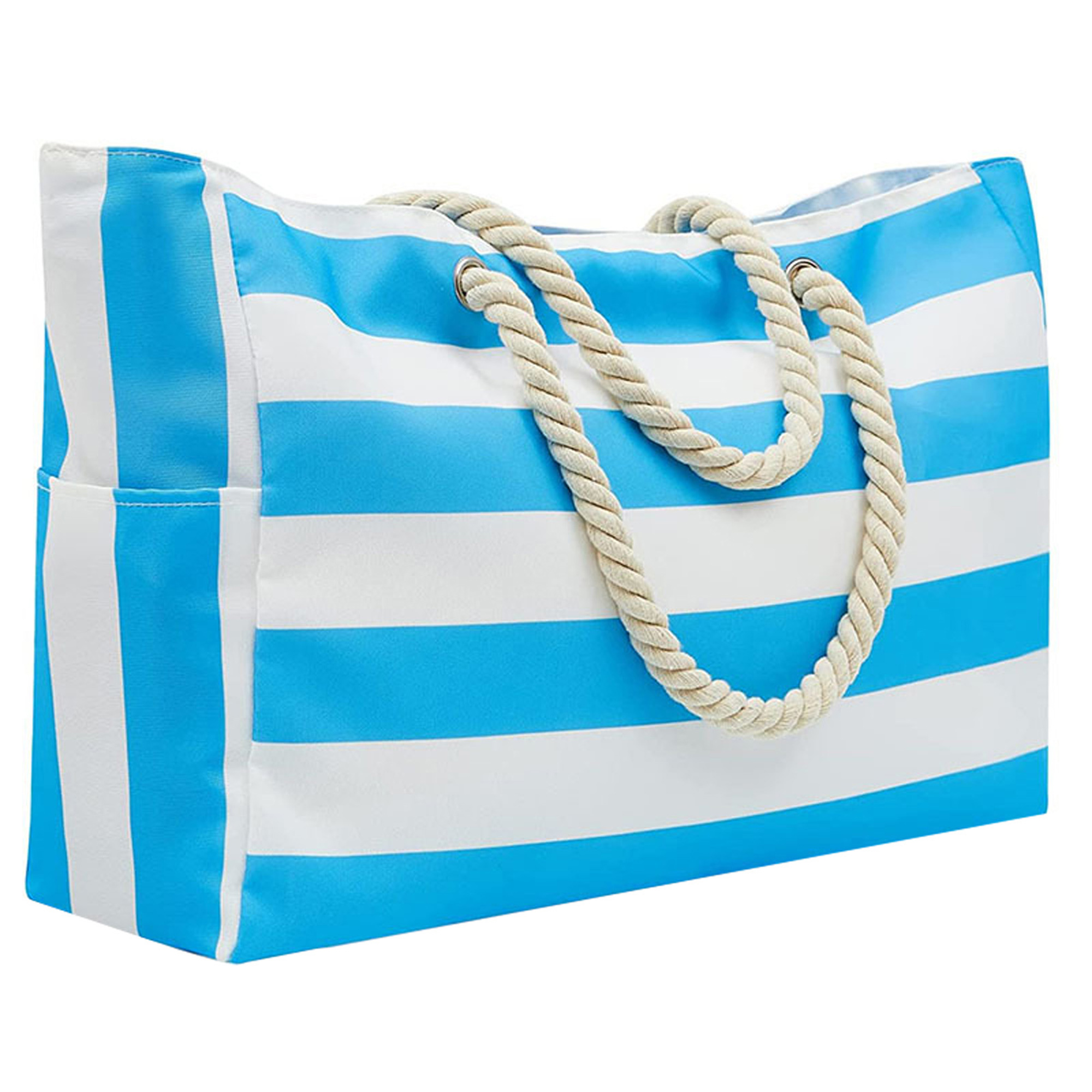 Yunliwuli Extra Large Waterproof Beach Bag with Side Pockets for Travel ...
