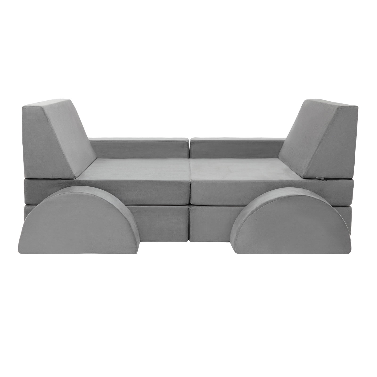 Yunliwuli Kids Modular Sofa Convertible Foam Play Couch Creative ...