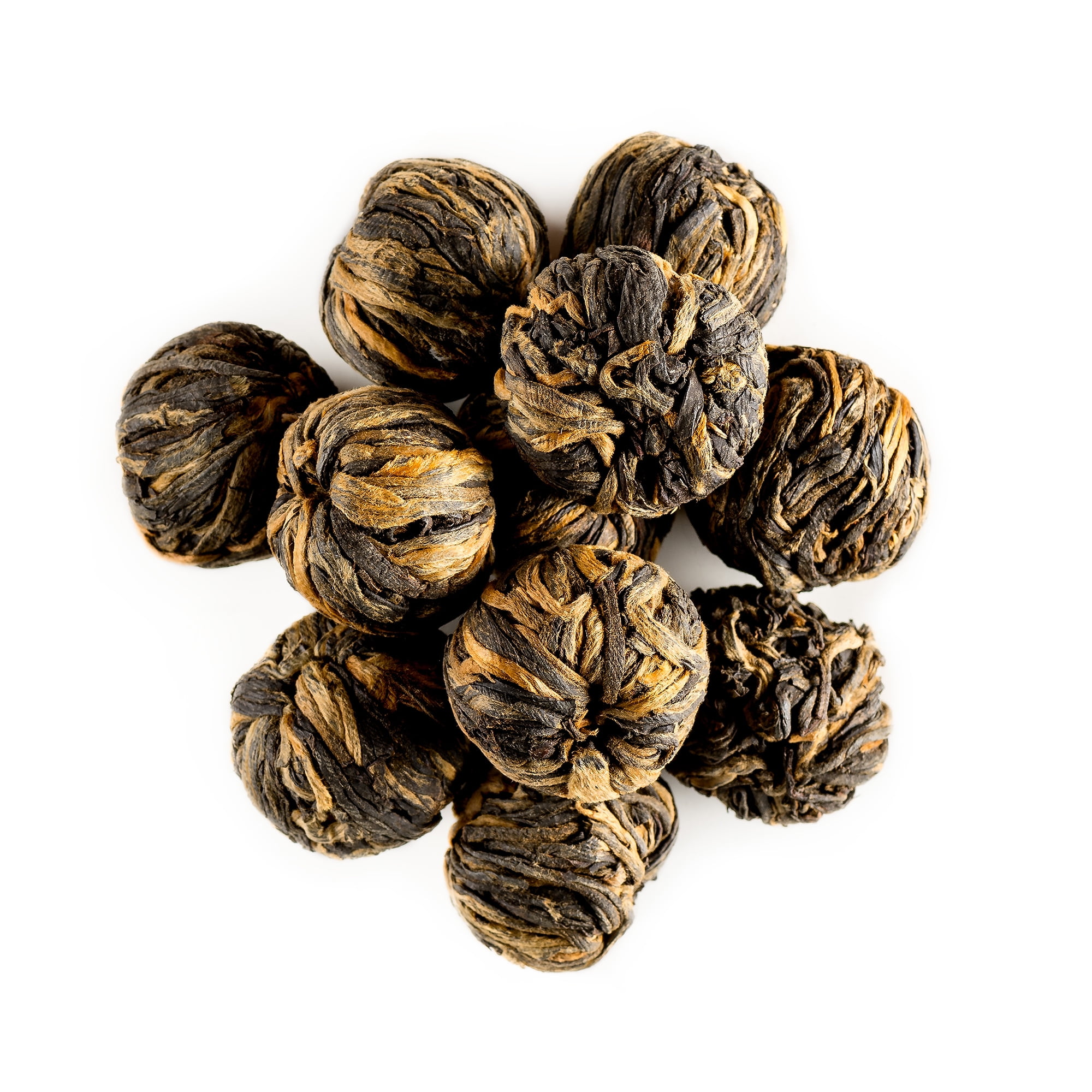 Yunnan Black Dragon Pearls Tea - Strong and Malty Pearl - Golden ...