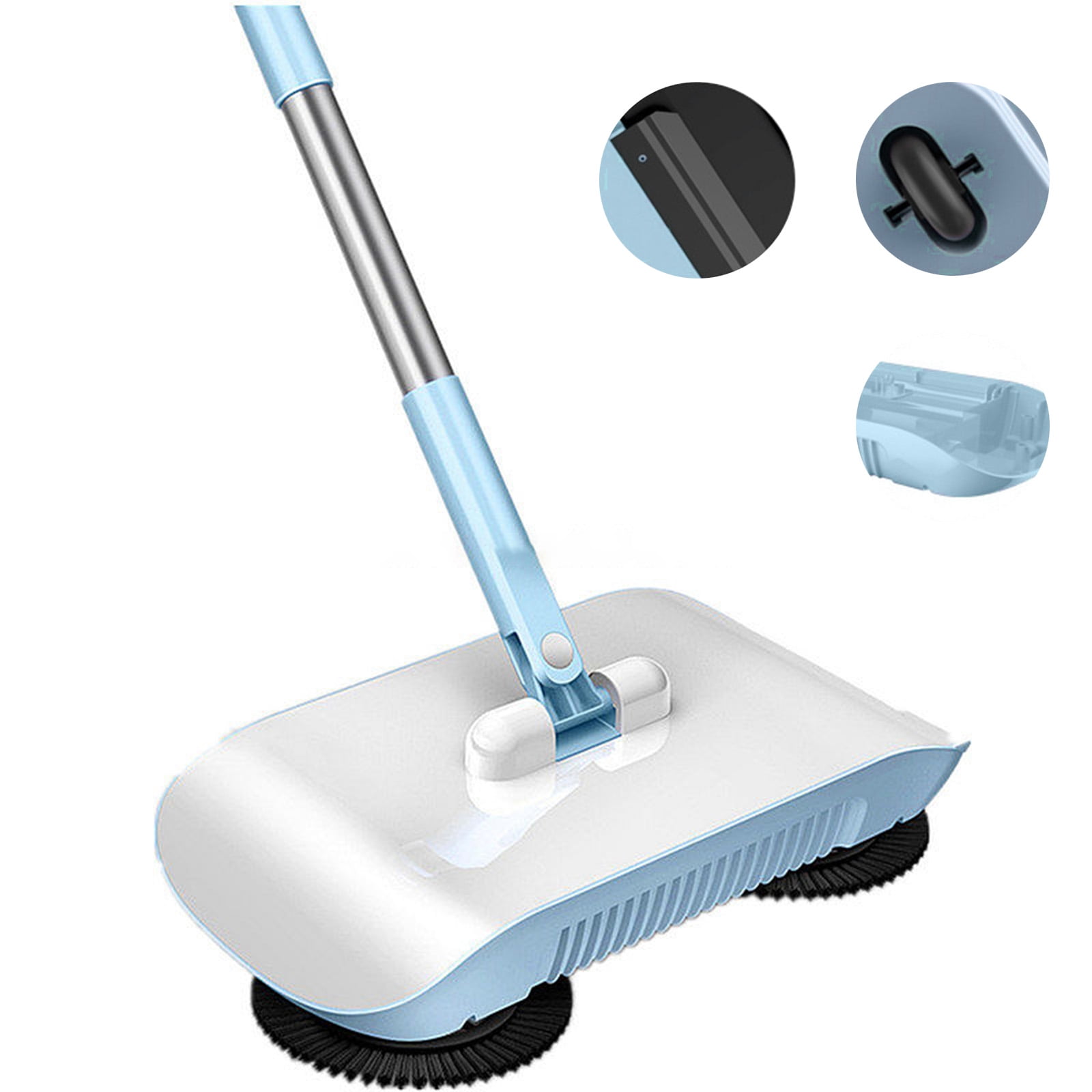 Yunnyp Hand Push Automatic Sweeper Broom Robot Vacuum Cleaner Floor ...
