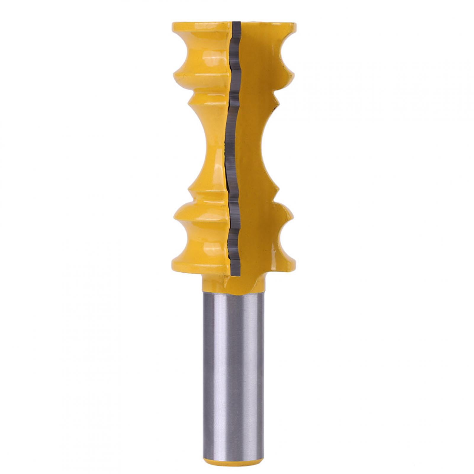 Yunuqso 1/2" Shank Large Elaborate Chair Rail Molding Router Bit For ...