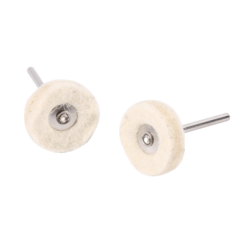 Yunuqso 10PCS 25MM Wool Felt Polishing Buffing Drill Grinder Wheel ...