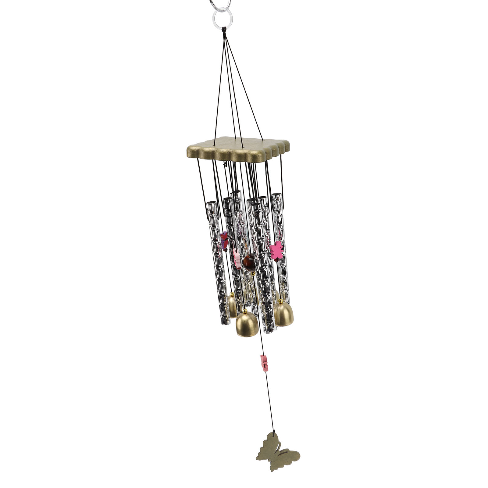 Yunuqso 16.5in Wind Chimes with 8 Aluminium Tubes Deep Tone for Outdoor ...