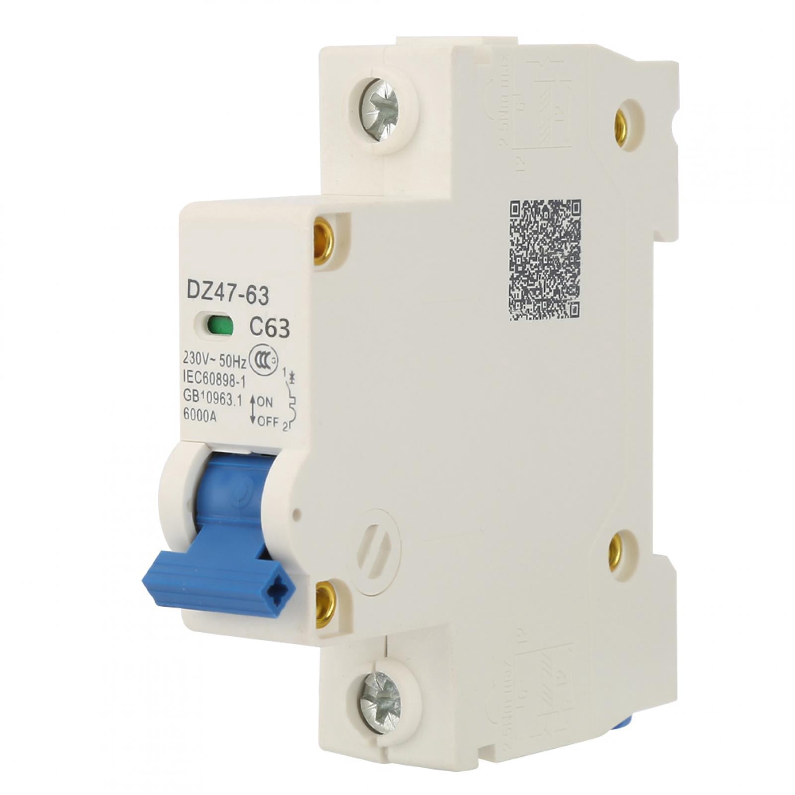 Yunuqso 1Pole Circuit Breaker, Circuit Protector Circuit Breaker High ...