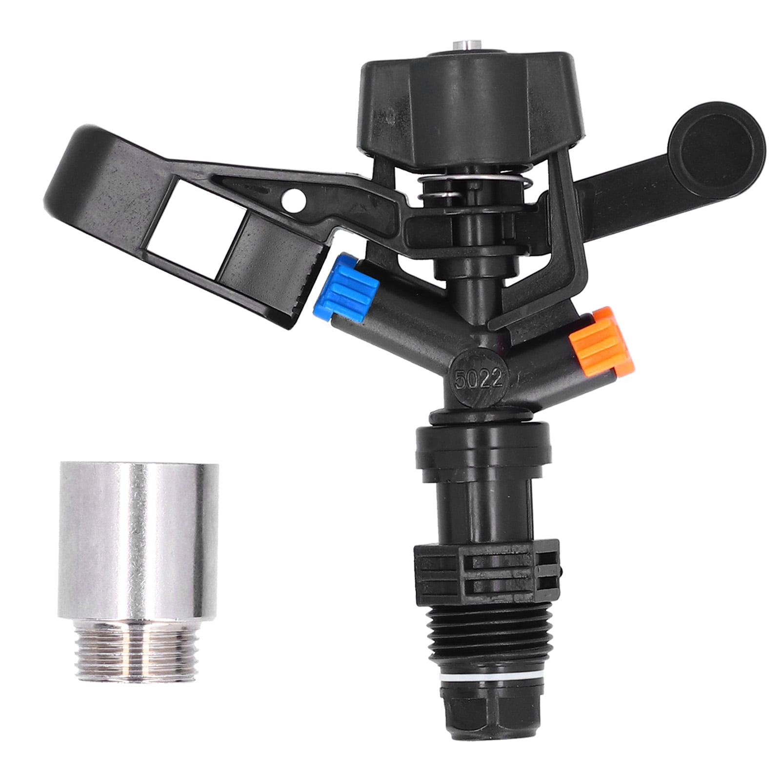 Yunuqso 360° Rotating Garden Sprinkler with G1/2 Male Thread, Green Agricultural Irrigation for ...