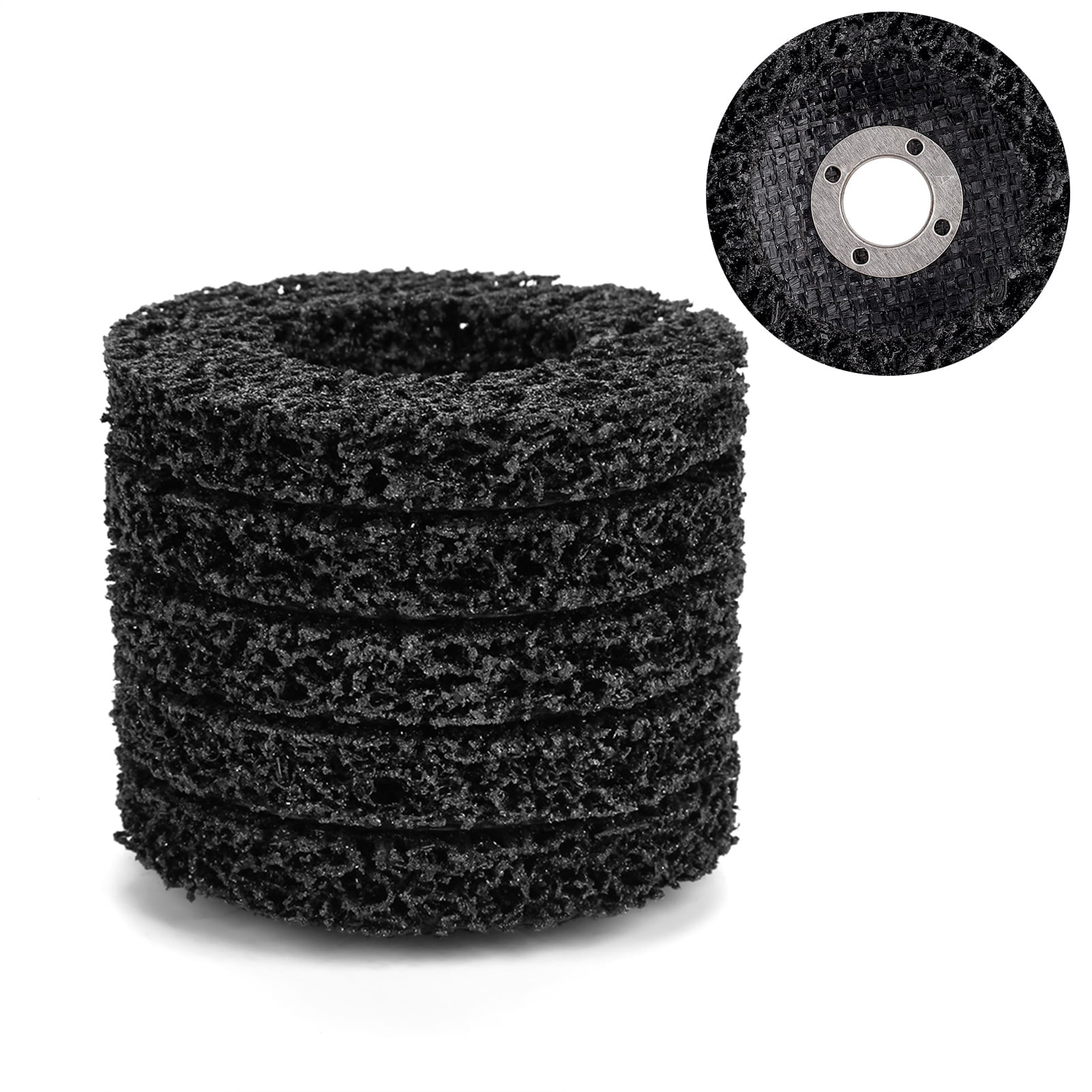 Yunuqso Poly Strip Wheel Disc Abrasive, High Performance 5Pcs 100mm ...