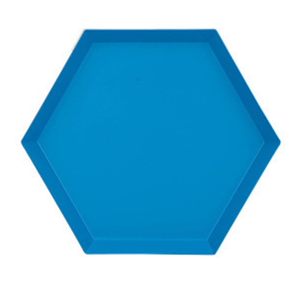 Yunuqso Polygonal Desktop Storage Tray Geometric Rhombus Metal ...