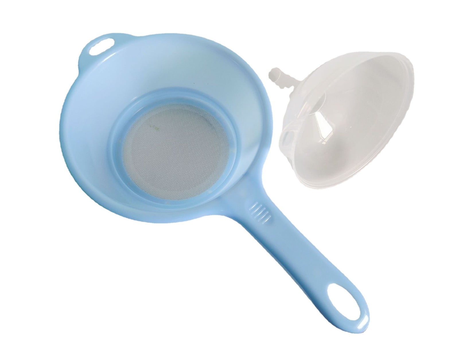 Yunuuuoa 1 Packs Plastic Kitchen Funnel Strainer Sieve with Handle for ...