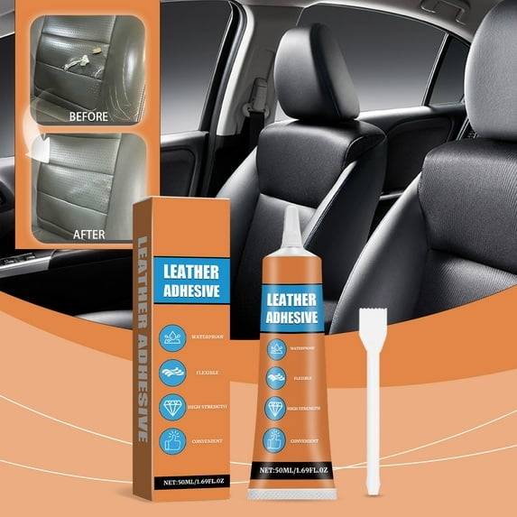 Yunuuuoa 2 Packs Leather Fabric Glue Adhesive Waterproof Repair Kit for ...