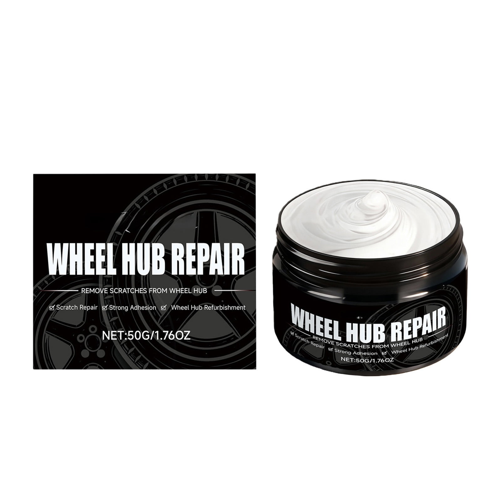 Yunuuuoa 3 Packs Wheel Rim Scratch Repair Paste Alloy Wheel Polishing ...