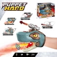 Yunuuuoa Dinosaur Shark Battles Hand Puppet with Sound Light Water ...