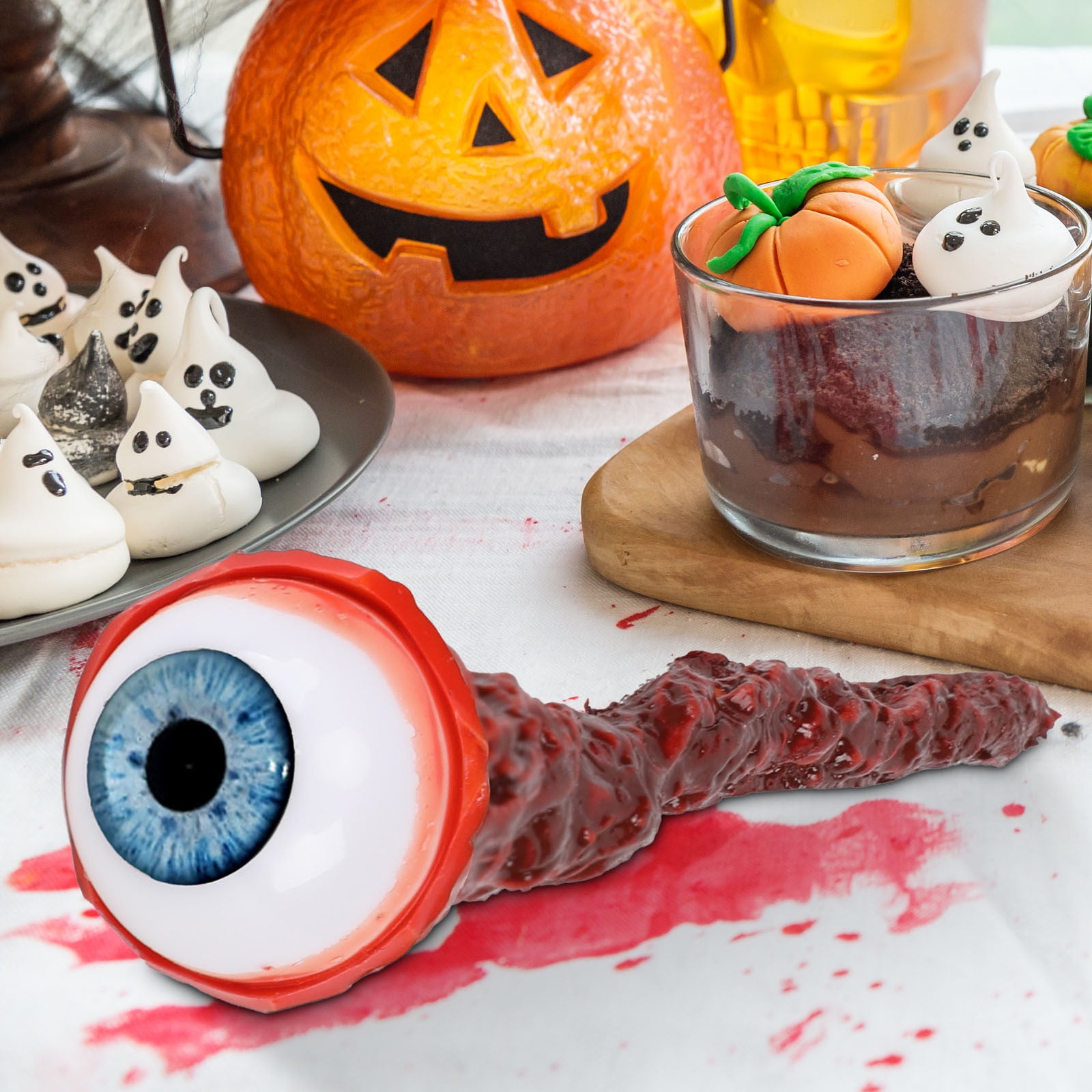 Yunuuuoa Eyeball Cane Walking Stick, Realistic Hand-Painted Resin ...