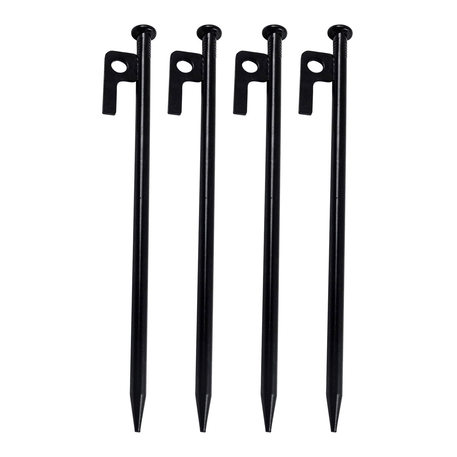 Yunuuuoa Heavy Duty Steel Ground Stakes Drillable Anchors for Secure ...